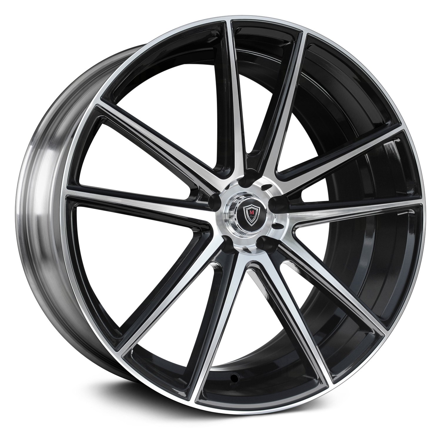 MARQUEE LUXURY® M3197 Wheels - Black with Machined Face Rims