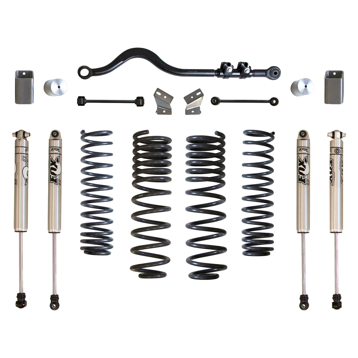 Maxtrac Suspension® K949942F - 4.5" Front and Rear Suspension Lift Kit