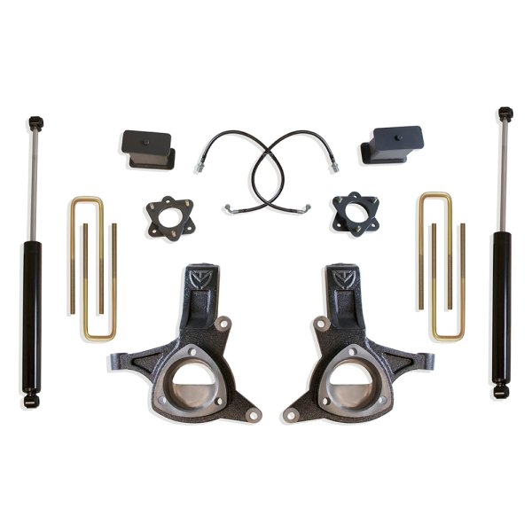 Maxtrac Suspension® K881774 - 7" x 4" MaxPro Front and Rear Suspension ...