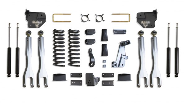 Maxtrac Suspension® K947263LA - 6" x 3" Front and Rear Suspension Lift Kit