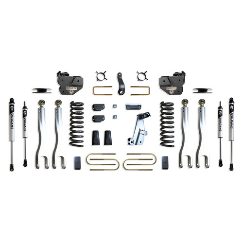 Maxtrac Suspension® K947341VLA - 4" x 1" Front and Rear Suspension Lift Kit