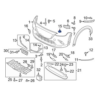 Mazda CX-3 OEM Bumpers | Genuine Front & Rear Bumpers — CARiD.com