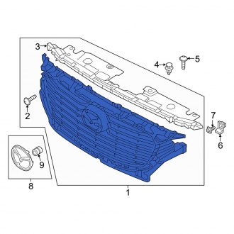 Mazda CX-3 Replacement Grille Assemblies | CARiD