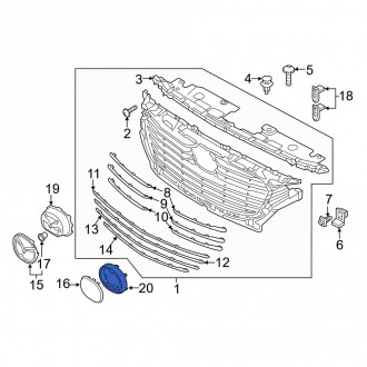 Mazda CX-3 Grille Brackets & Hardware — CARiD.com