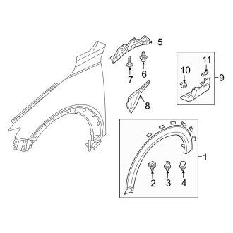 2020 Mazda CX-3 OEM Fenders - Front, Rear, Inner | CARiD