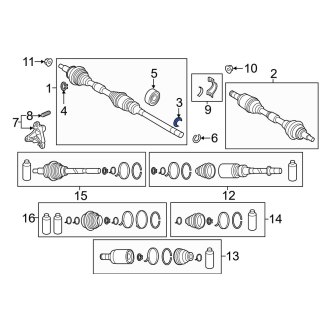 Mazda CX-9 OEM Driveline & Axle Parts | Hubs, CV-Joints — CARiD.com