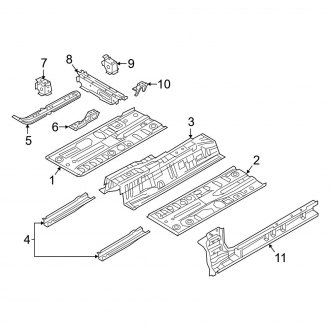 2016 Mazda CX-3 OEM Rocker Panels & Floors — CARiD.com