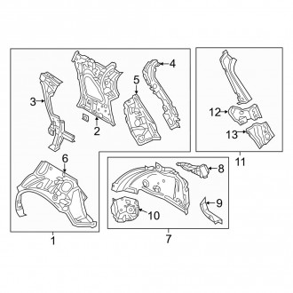 2020 Mazda CX-3 OEM Quarter Panels & Parts — CARiD.com