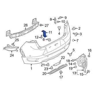 Mazda CX-3 OEM Bumpers | Genuine Front & Rear Bumpers — CARiD.com