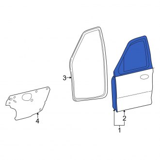 Mazda Tribute Replacement Door Shells & Skins — CARiD.com