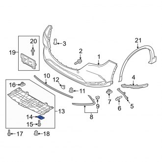 Mazda CX-9 Radiator Support Covers — CARiD.com
