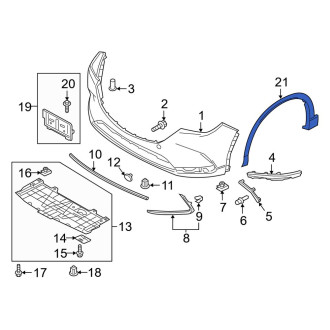 Mazda CX-9 Replacement Fender Moldings & Trim — CARiD.com
