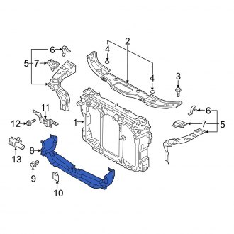 Mazda OEM Header Panels & Parts | Support Bars, Panels — CARiD.com