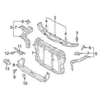 2022 Mazda CX-9 Radiator Supports | CARiD