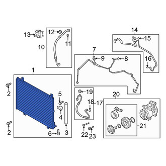 Mazda CX-9 OEM A/C & Heating Parts | Systems, Compressors — CARiD.com