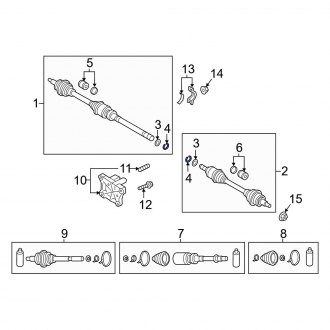 Mazda CX-30 Driveline Parts | Axles, U-Joints, Hubs — CARiD.com