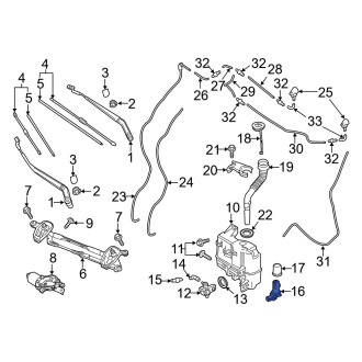 Mazda CX-50 Windshield Washer Tanks & Parts — CARID.com
