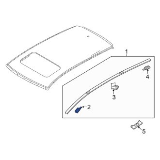 Mazda CX-9 OEM Roofs & Parts | Panels, Drip Rails — CARiD.com