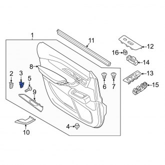 Mazda CX-3 OEM Interior Components — CARiD.com