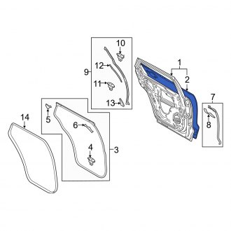 Mazda CX-9 Replacement Door Shells & Skins | CARiD