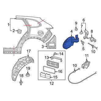 Mazda CX-9 OEM Quarter Panels & Parts | Rear & Front — CARiD.com