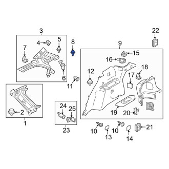 Mazda 3 Rocker Panel Hardware | Clips, Brackets — CARiD.com