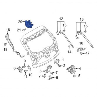 Mazda CX-9 OEM Trunks & Parts | Lids, Rear Panels — CARiD.com