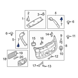 Mazda MX-30 Interior Brackets & Hardware — CARiD.com