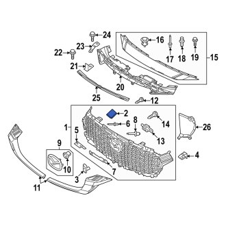 Mazda CX-50 OEM Grilles | Factory Billet & Mesh Grilles — CARiD.com
