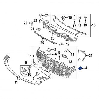 Mazda CX-50 OEM Grilles | Factory Billet & Mesh Grilles — CARiD.com