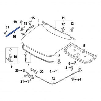 Mazda CX-50 Replacement Hoods | Hinges, Supports – CARiD.com