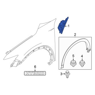 Mazda CX-50 Replacement Fender Moldings & Trim — CARiD.com