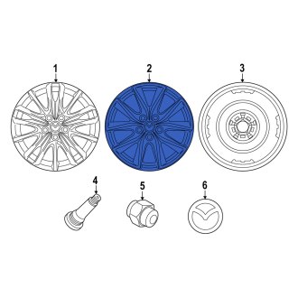 Mazda CX-50 OEM Wheels | Original Steel & Alloy Wheels — CARiD.com