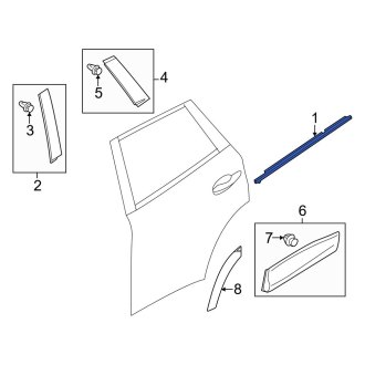 Mazda CX-50 Door Moldings | Side, Edge, Belt – CARiD.com