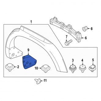 Mazda OE™ Mud Flaps - CARiD.com