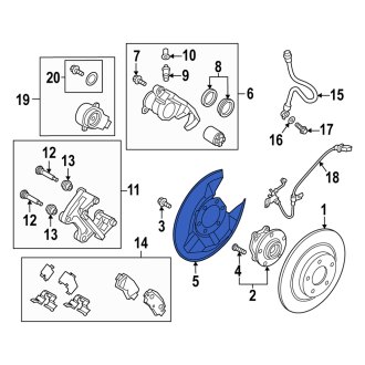 Mazda CX-50 Brake Dust Shields & Backing Plates | CARiD