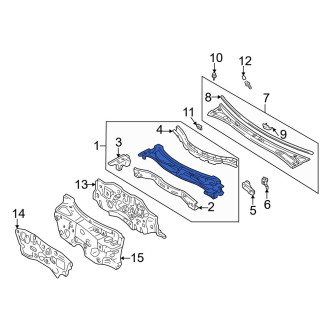 Mazda Cowl Panels & Parts | Vent Grills, Screens — CARiD.com