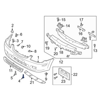 Mazda CX-30 Bumper Brackets & Hardware | Front, Rear — CARiD.com