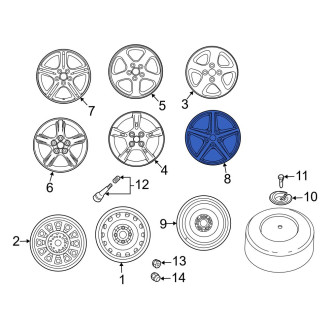 Mazda 3 OEM Wheels | Original Steel & Alloy Wheels — CARiD.com