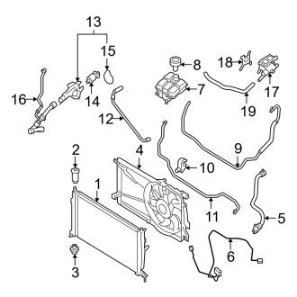 2004 Mazda 3 OEM Engine Cooling Parts - Radiators | CARiD
