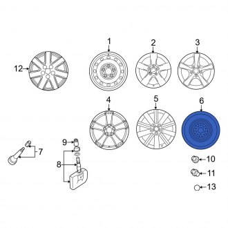 Mazda 3 Factory Steel Wheels — CARiD.com