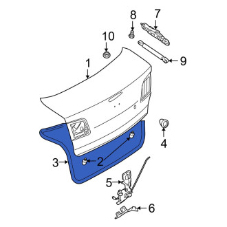 Mazda 3 Trunk & Tailgate Seals — CARID.com