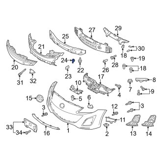 Mazda CX-30 OEM Header Panels & Parts — CARiD.com
