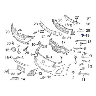 Mazda Miata MX-5 Grille Brackets & Hardware — CARiD.com