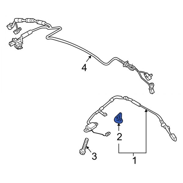 Mazda OE G33C66A11 - Radio Antenna Base Clip