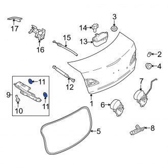 Mazda 3 Trunk & Tailgate Seals — CARID.com
