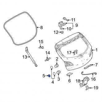 Mazda Car/Truck Trunk & Tailgate Seals, Weatherstrips — CARID.com