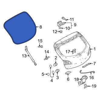 Mazda 3 Trunk & Tailgate Seals — CARID.com