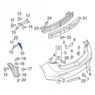 Mazda 3 OEM Bumpers - Genuine Front & Rear Bumpers | CARiD