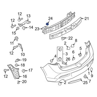 Mazda 2 OEM Bumpers | Genuine Front & Rear Bumpers — CARiD.com
